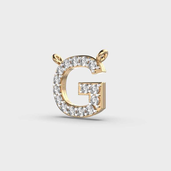 Gleeful 'G' Diamond Pendant (With Chain)