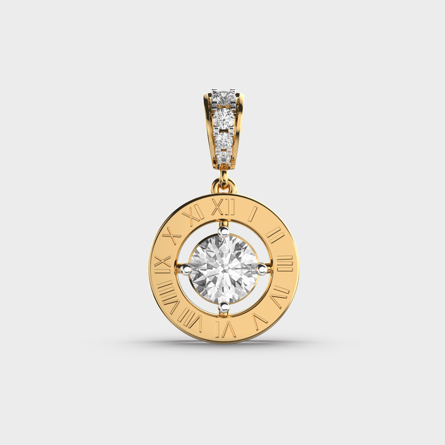 Core Loop Diamond Pendant (With Chain) | Jewelbox