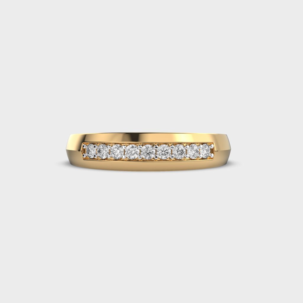 Buy Vertex Line Diamond Ring At Jewelbox